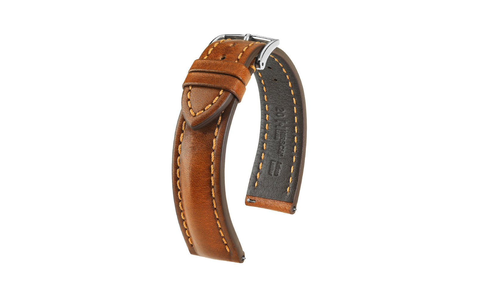 HIRSCH Osiris Black Calfskin Leather Watch Strap | Hirsch Straps USA ...