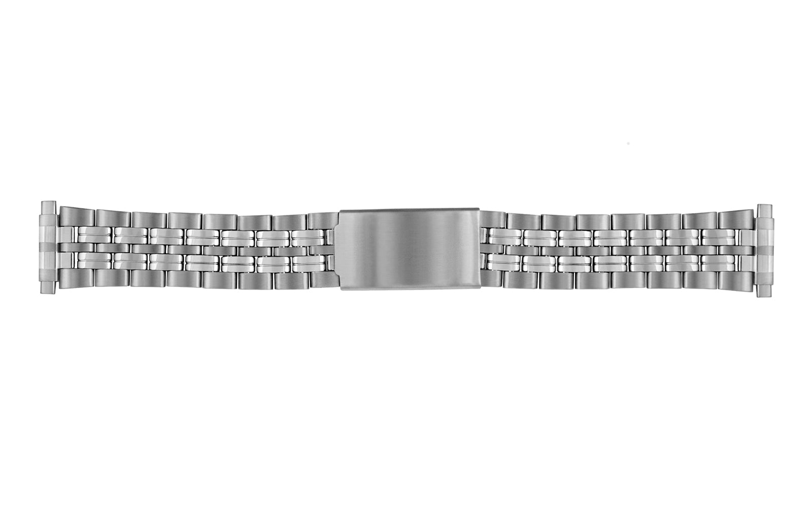 Hadley-Roma Men's Two Tone Steel Metal Link Bracelet Watch Band ...