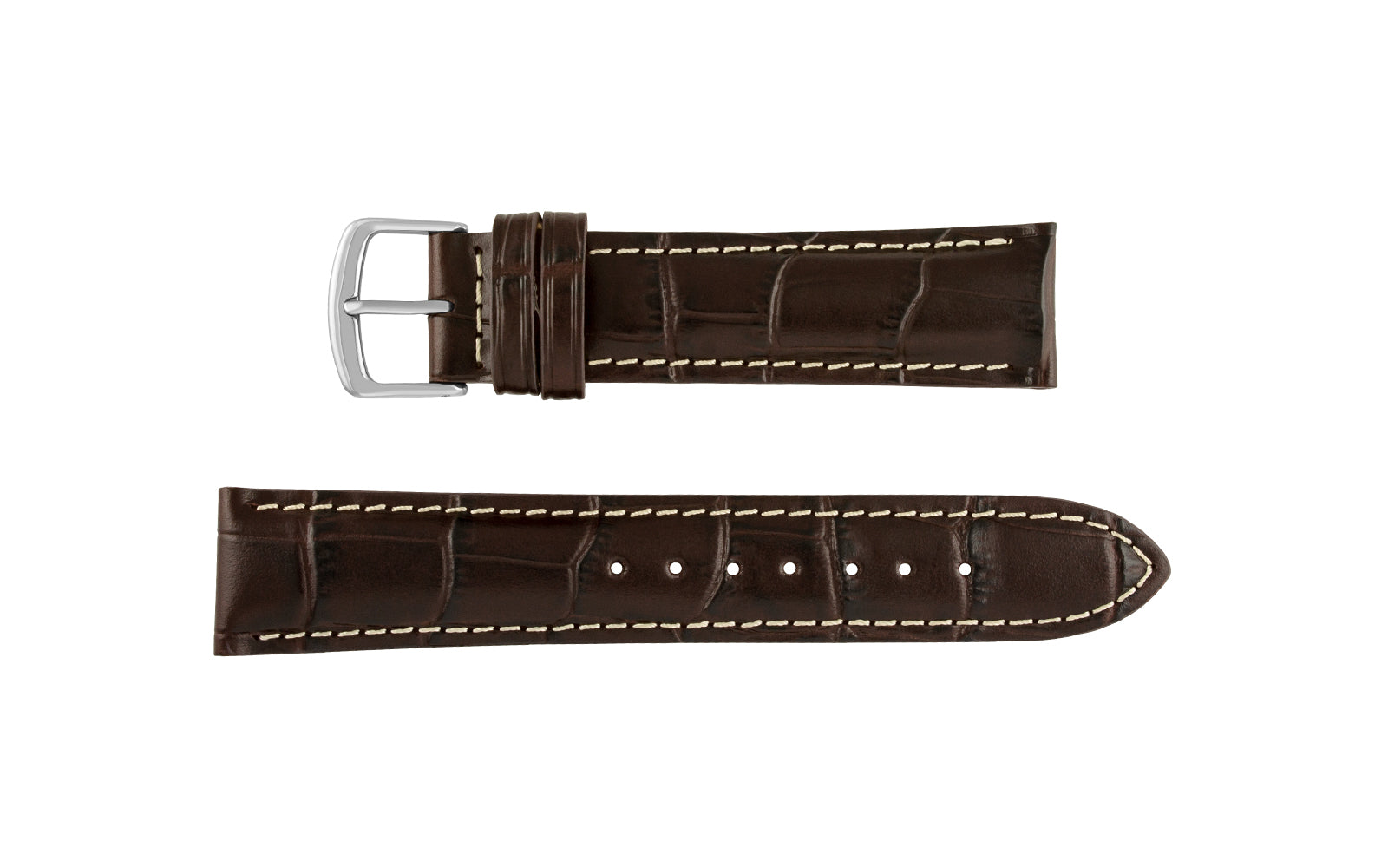 Hadley-Roma Men's Black Genuine Italian Calfskin Watch Strap ...